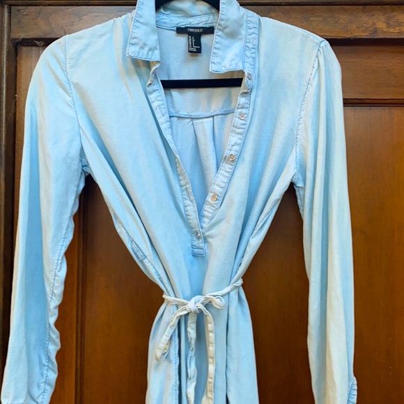 Forever 21 | Dresses | 3 For 3 Washed Denim Dress | Poshmark